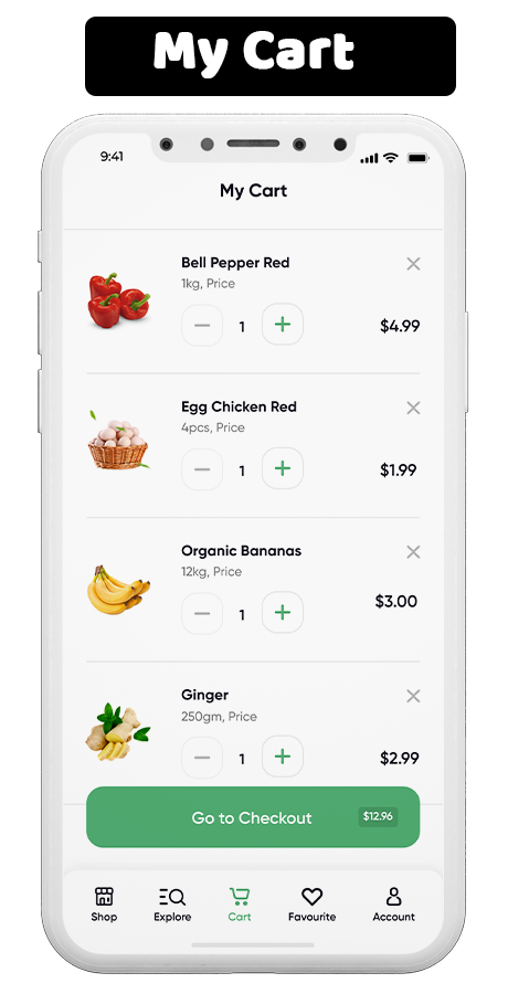 RMart-Grocery & Vegetables Flutter App UI KIT | Flutter 2.0 Template by rteampro